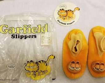 Garfield Slippers - Etsy