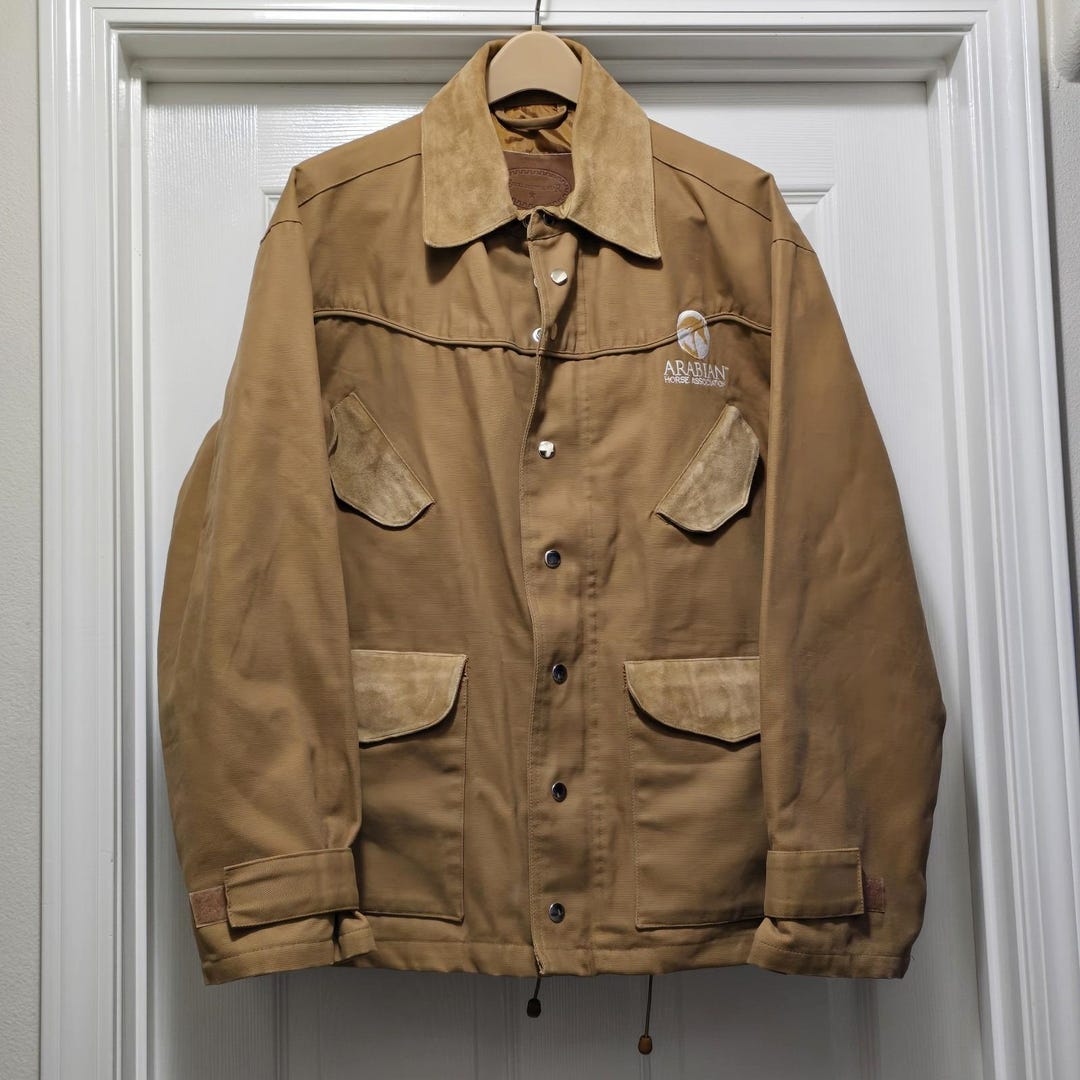 VTG CARROLL Original Wear Arabian Horse Association Canvas Leather ...
