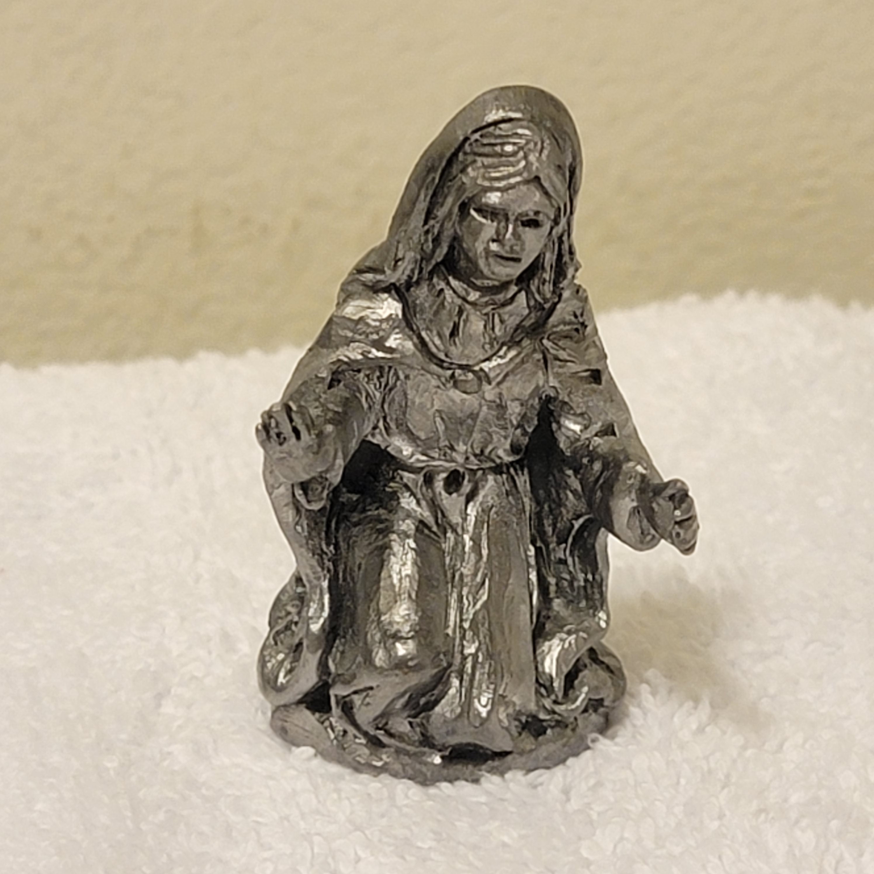 VTG Michael Ricker Pewter 6 Piece Nativity Scene Christmas Jesus ...