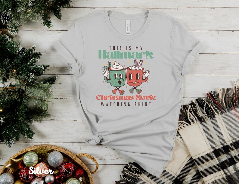Hallmark Christmas Movie Watching Shirt Funny Christmas Gift for Mom ...