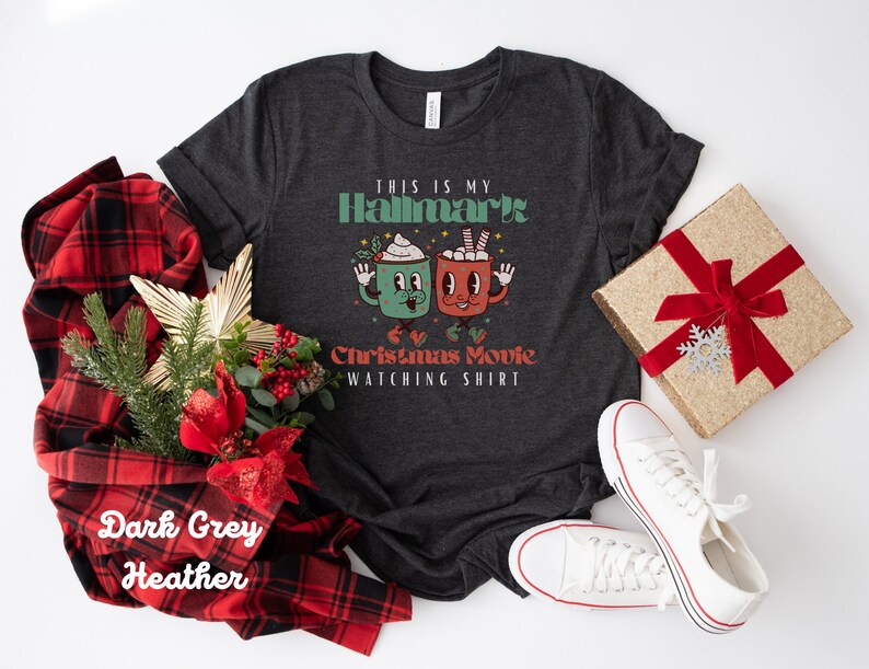 Hallmark Christmas Movie Watching Shirt Funny Christmas Gift for Mom ...