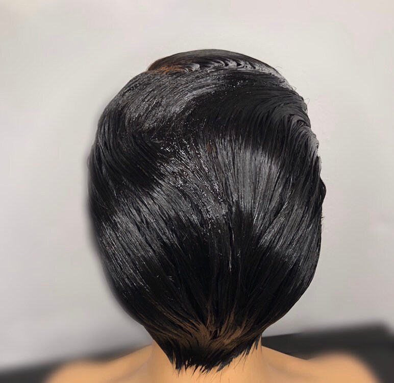 Lace Front Part to the Side Boy-cut - Etsy