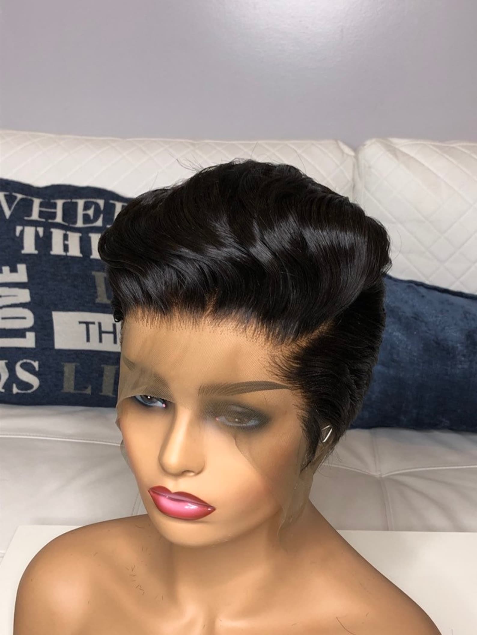 Sexy Lady Lace Front Shortstyle no Full Lace - Etsy Canada