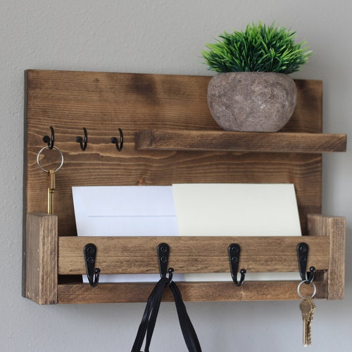 24 X 17 Distressed Pain Pallet Wood Key Holder - Etsy