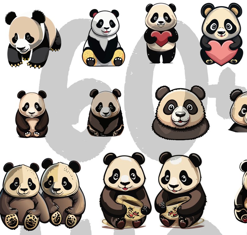 60+ Panda Vector Illustrations Designs for Logos, Art Projects ...
