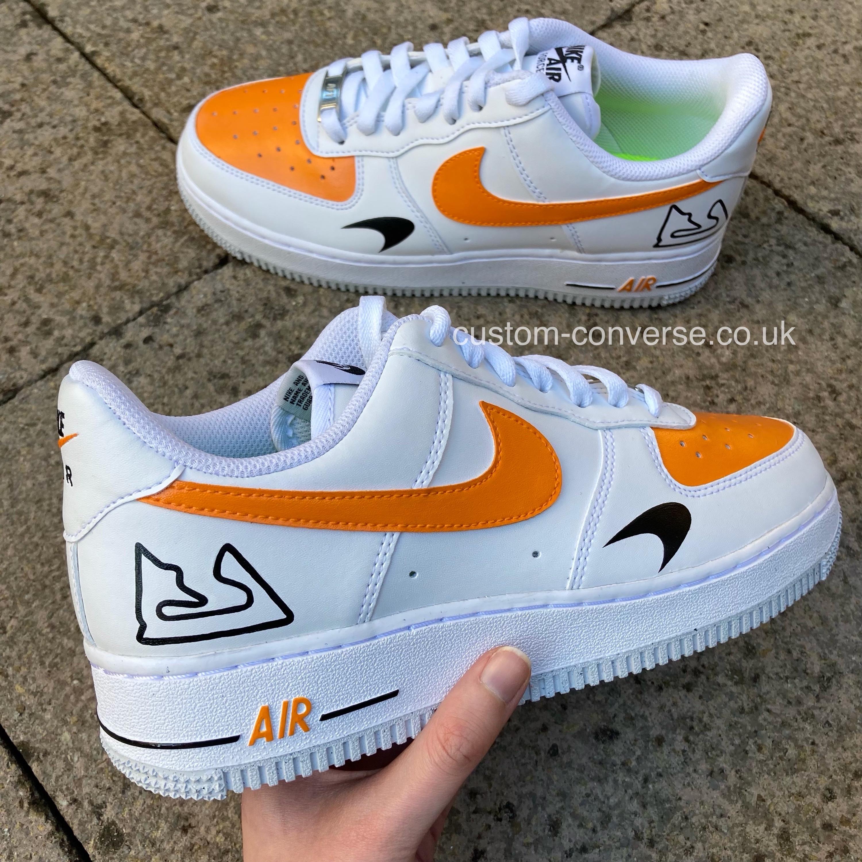 F1 Team Hand Painted Custom Trainers With Choice of Driver and Track - Etsy