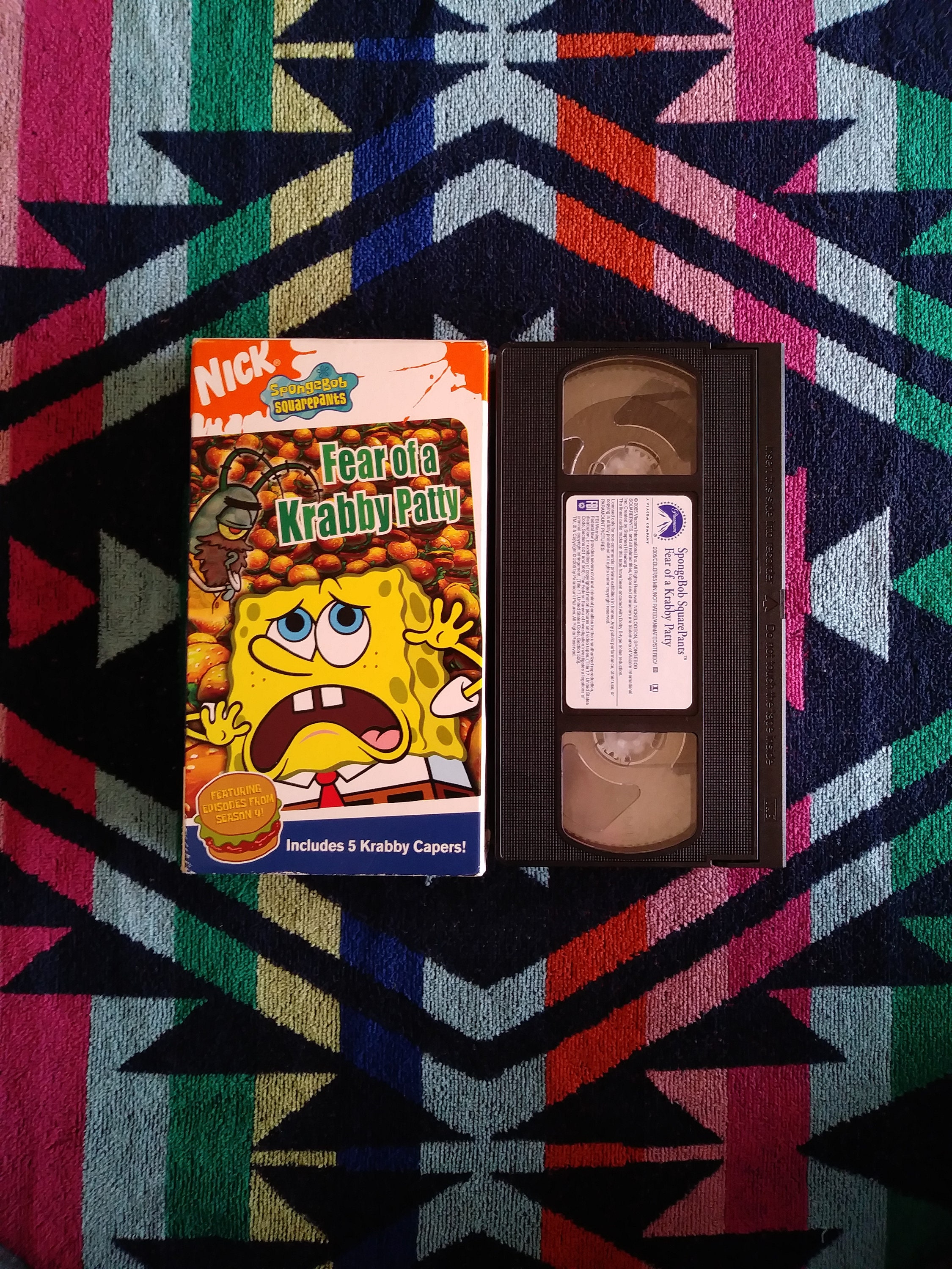 Spongebob Fear Of A Krabby Patty Dvd
