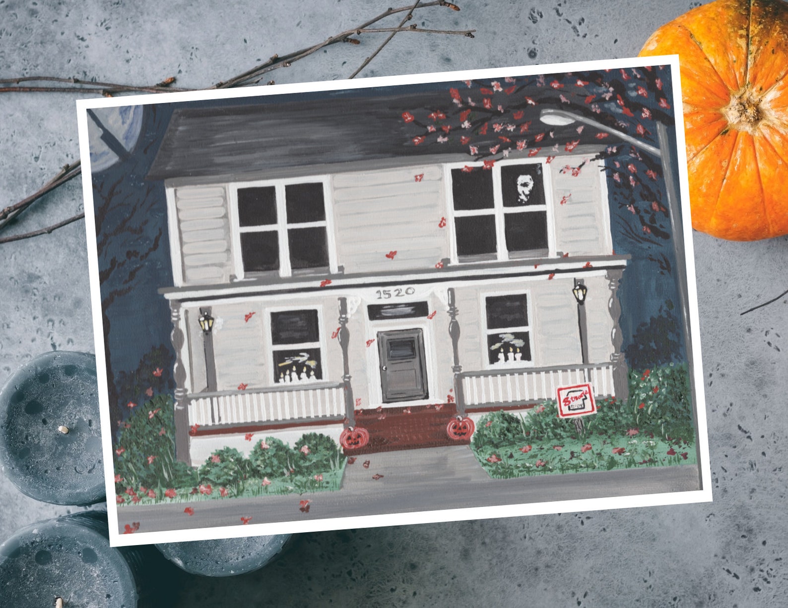 Halloween Home Haddonfield Art Print - Etsy