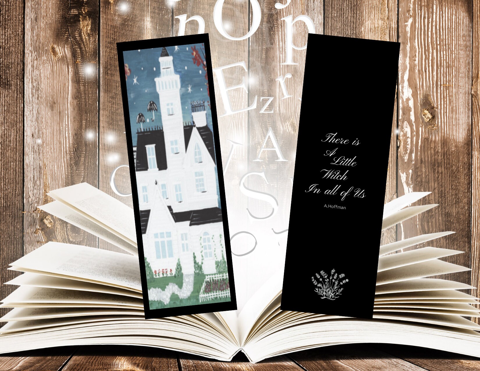 Practical Magic Book Magic Quote Bookmark 2x6 | Etsy