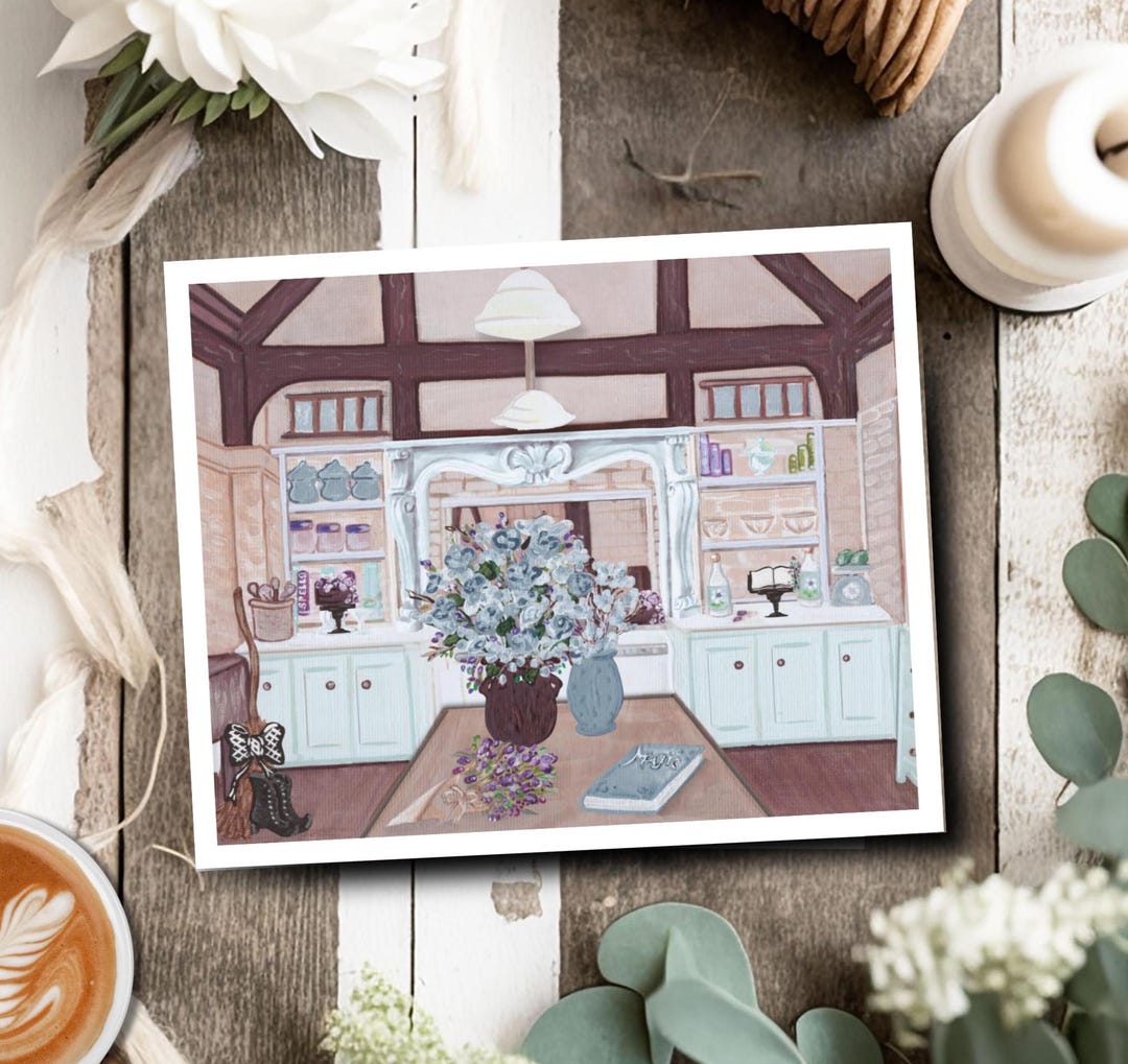 Practical Magic Kitchen Illustration Art Print Dark Academia ...