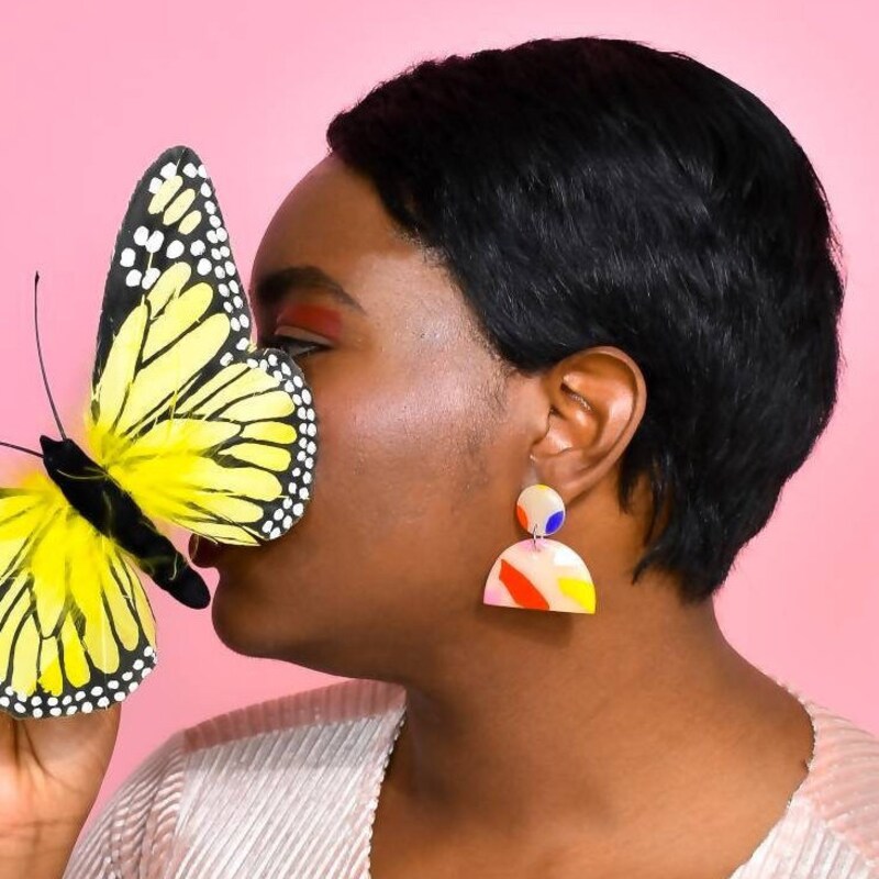 Funky Dangle Earring - Etsy