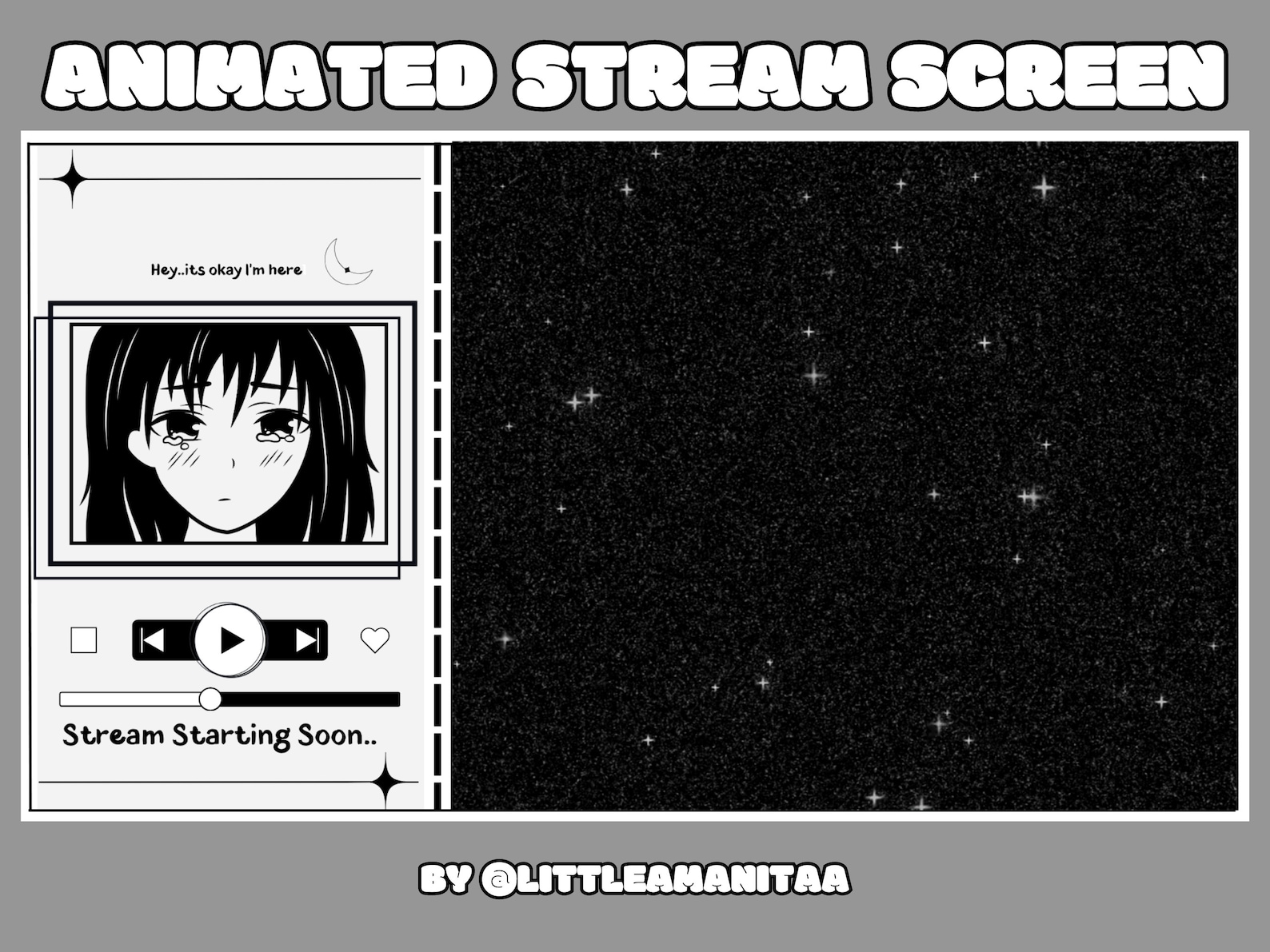Animated Twitch Screen Starting Soon Screen - Etsy