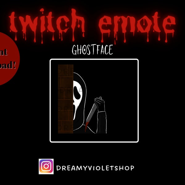 Ghostface Twitch Panel - Etsy