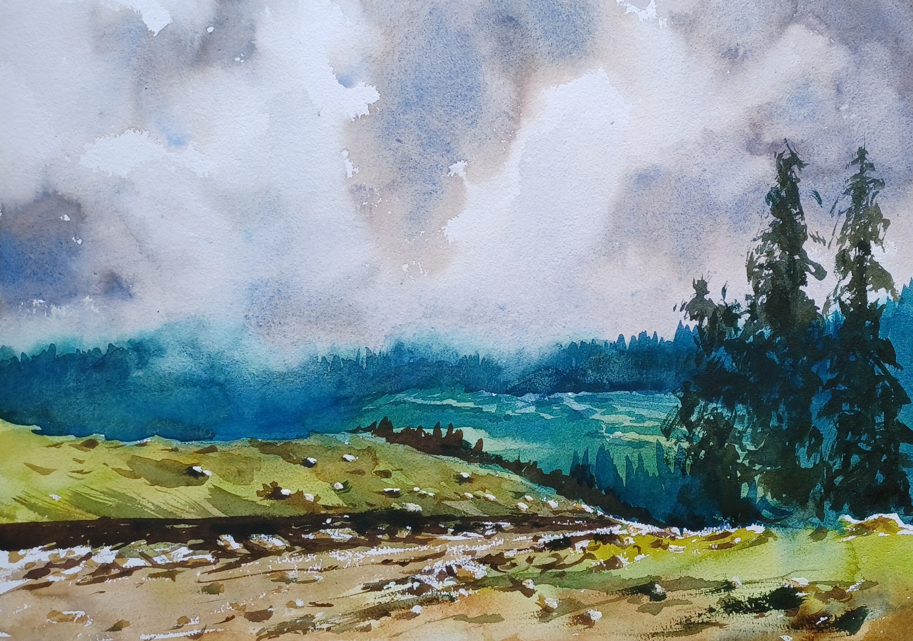 Watercolor Landscape Painting Techniques