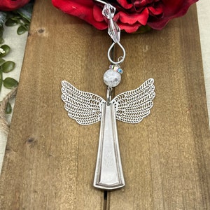 Set of 3, Spoon Handle Angel Ornament, Vintage Silverware, Tree Angel ...