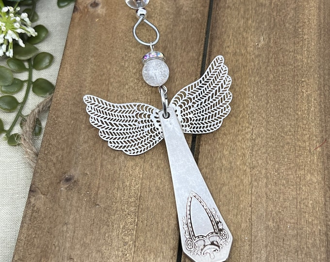Spoon Handle Angel Ornament Vintage Silverware Tree Angel - Etsy