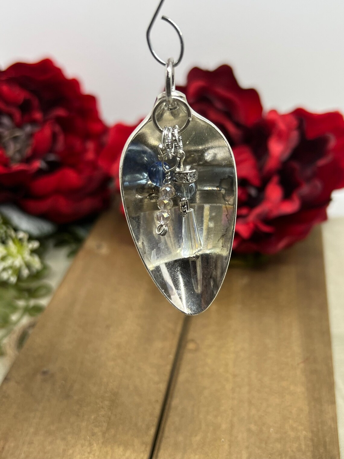 Set of 5, Spoon Angel Ornaments, Tree Ornaments, Remembrance, Keepsake ...