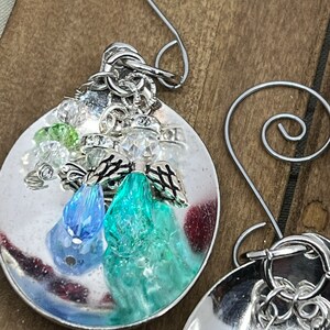 Set of 5, Spoon Angel Ornaments, Tree Ornaments, Remembrance, Keepsake ...