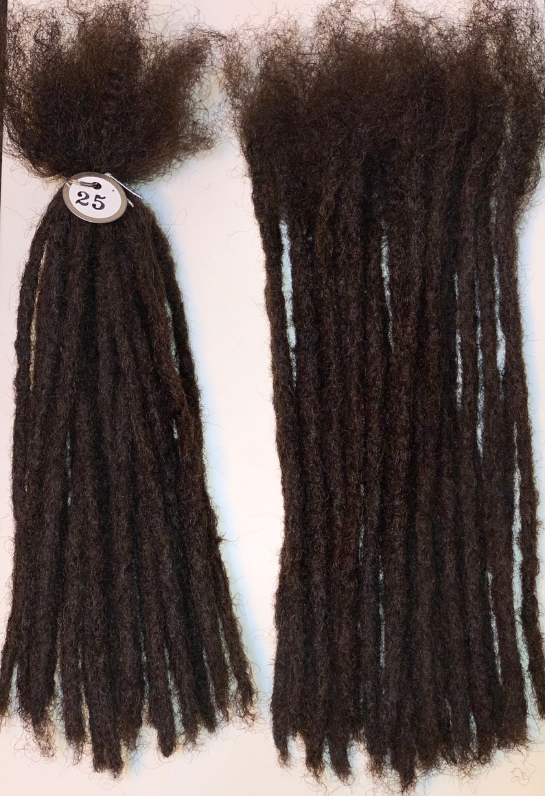 50-100 Count 100% Afro Kinky Human Hair Dreadlock Extensions - Etsy