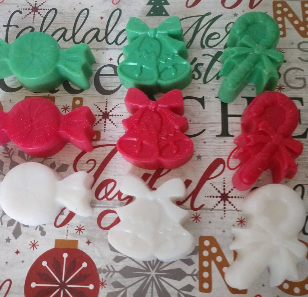 Christmas Soap Set, 9 Piece Christmas Soap Set, Christmas Guest Soaps ...