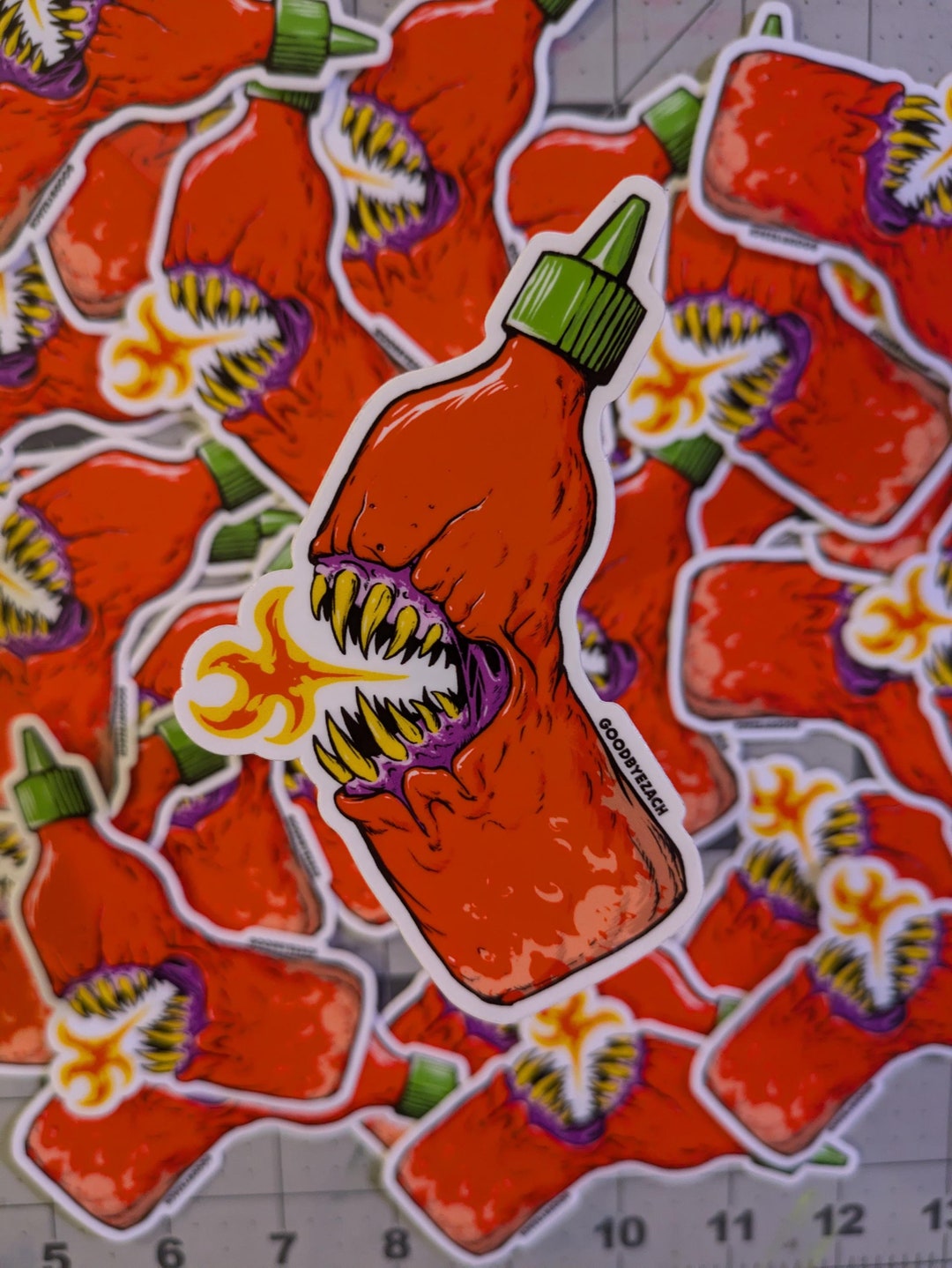 Sriracha Mimic Sticker - Etsy