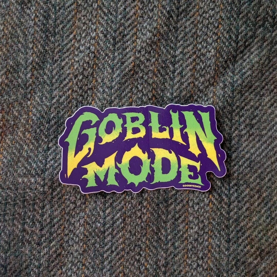 Goblin Mode Sticker | Gremlin | Goblincore | Vinyl Sticker | Metalcore ...