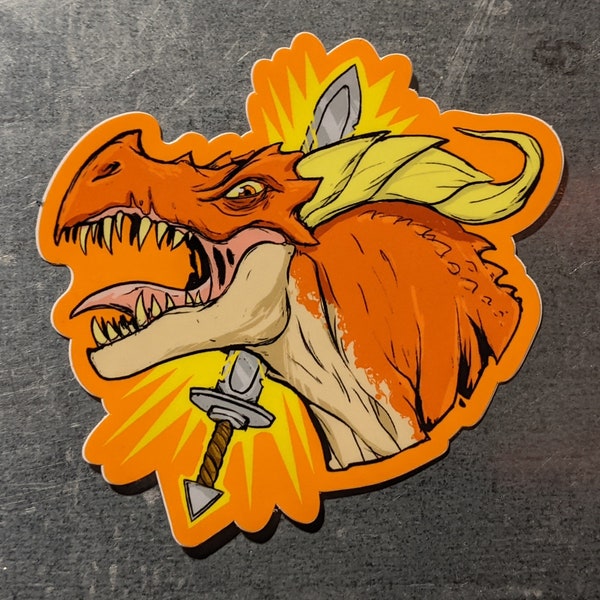 Dragon Slayer Sticker - Etsy