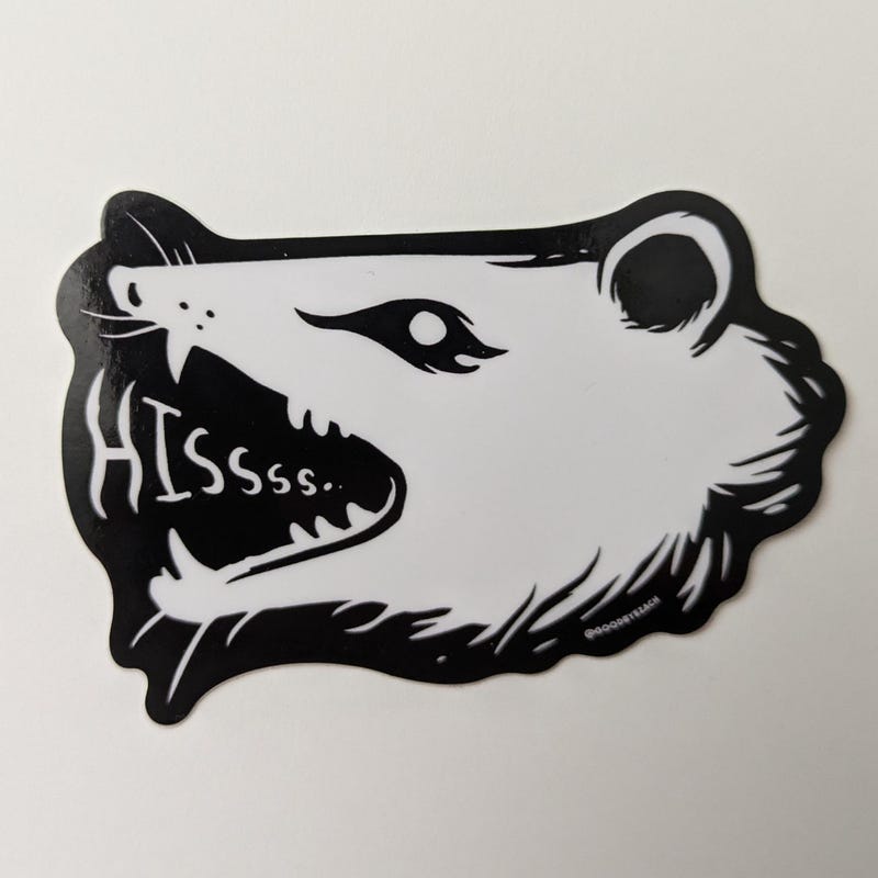 Opossum Stickers - Etsy