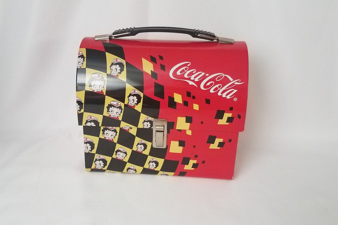 Rare Betty Boop/coca Cola Metal Lunch Box She's Your Diner Waitress ...