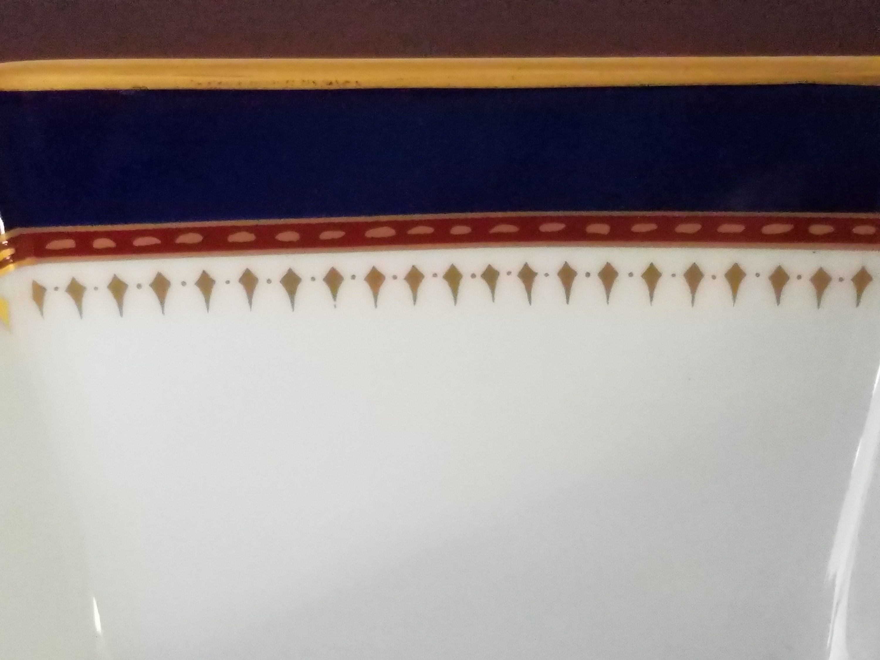 Fitz and Floyd 'starburst' Pattern Cobalt Inglaze - Etsy