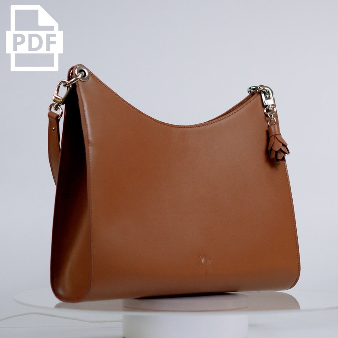 DIY Tote Bag PDF Pattern / Lotus Bag / Leather Craft / Bag / Women's ...