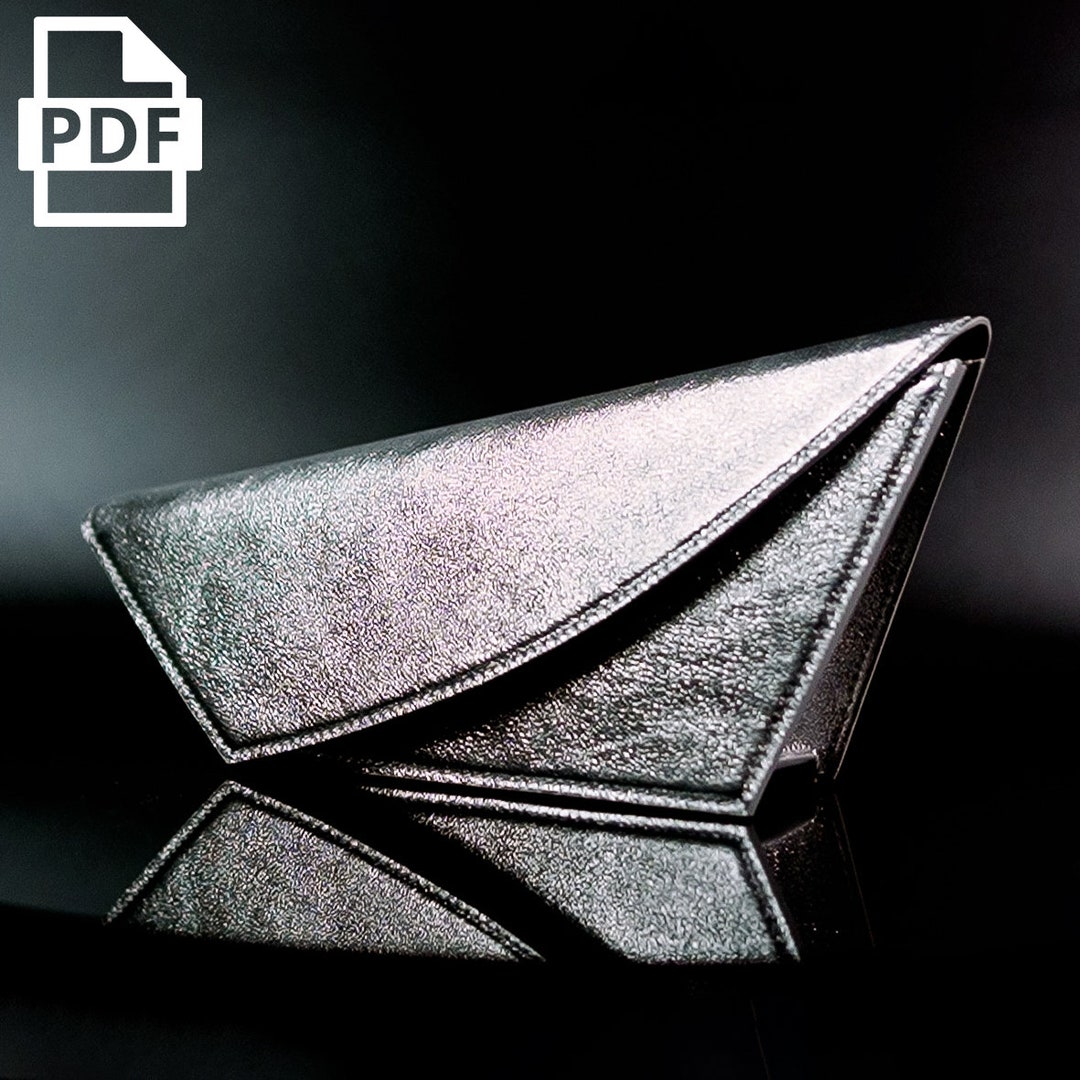 Silver Fish Clutch Bag PDF Pattern: DIY Leathercraft Blueprint - Etsy