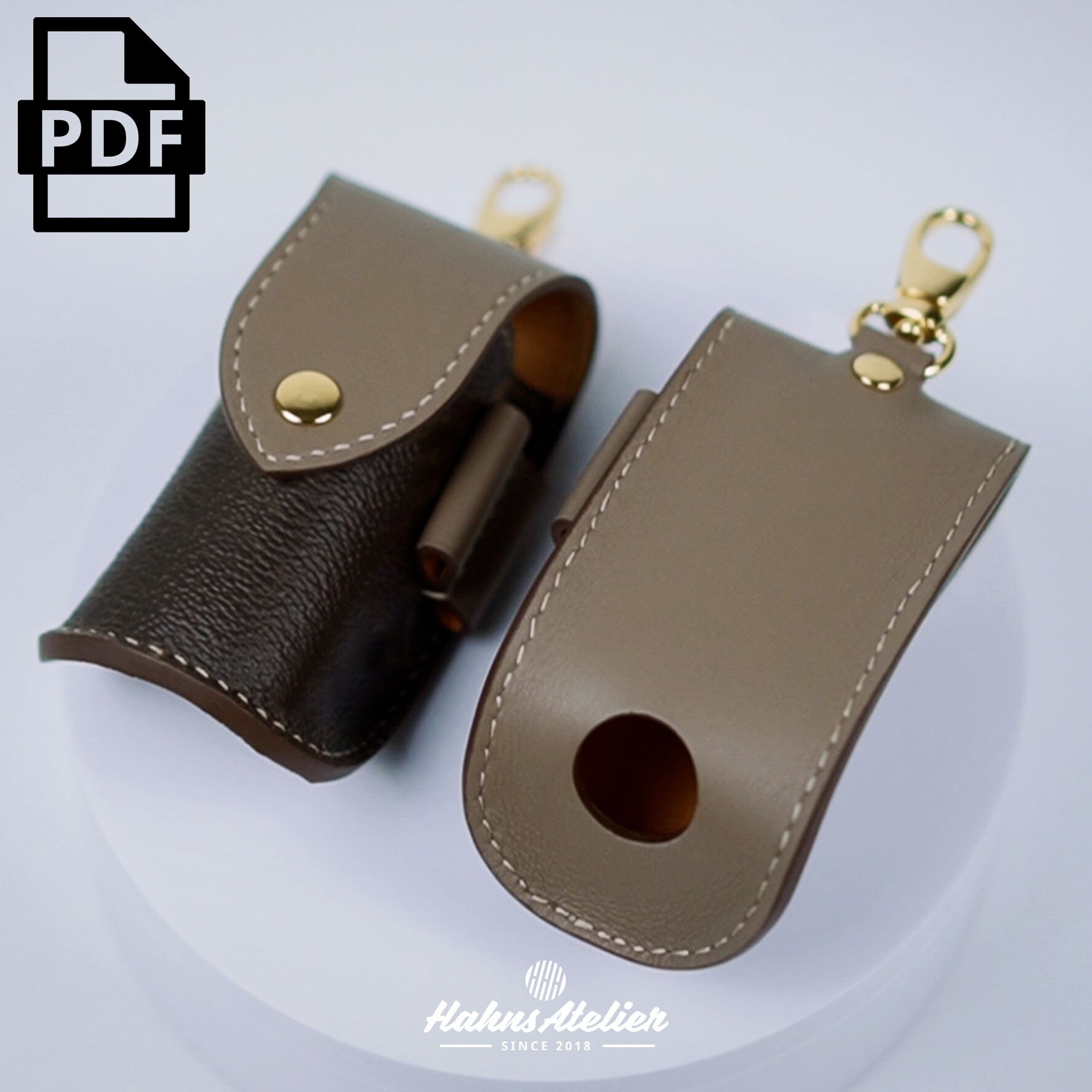 DIY Leather Golf Ball Pouch Pattern (PDF & SVG) - Etsy