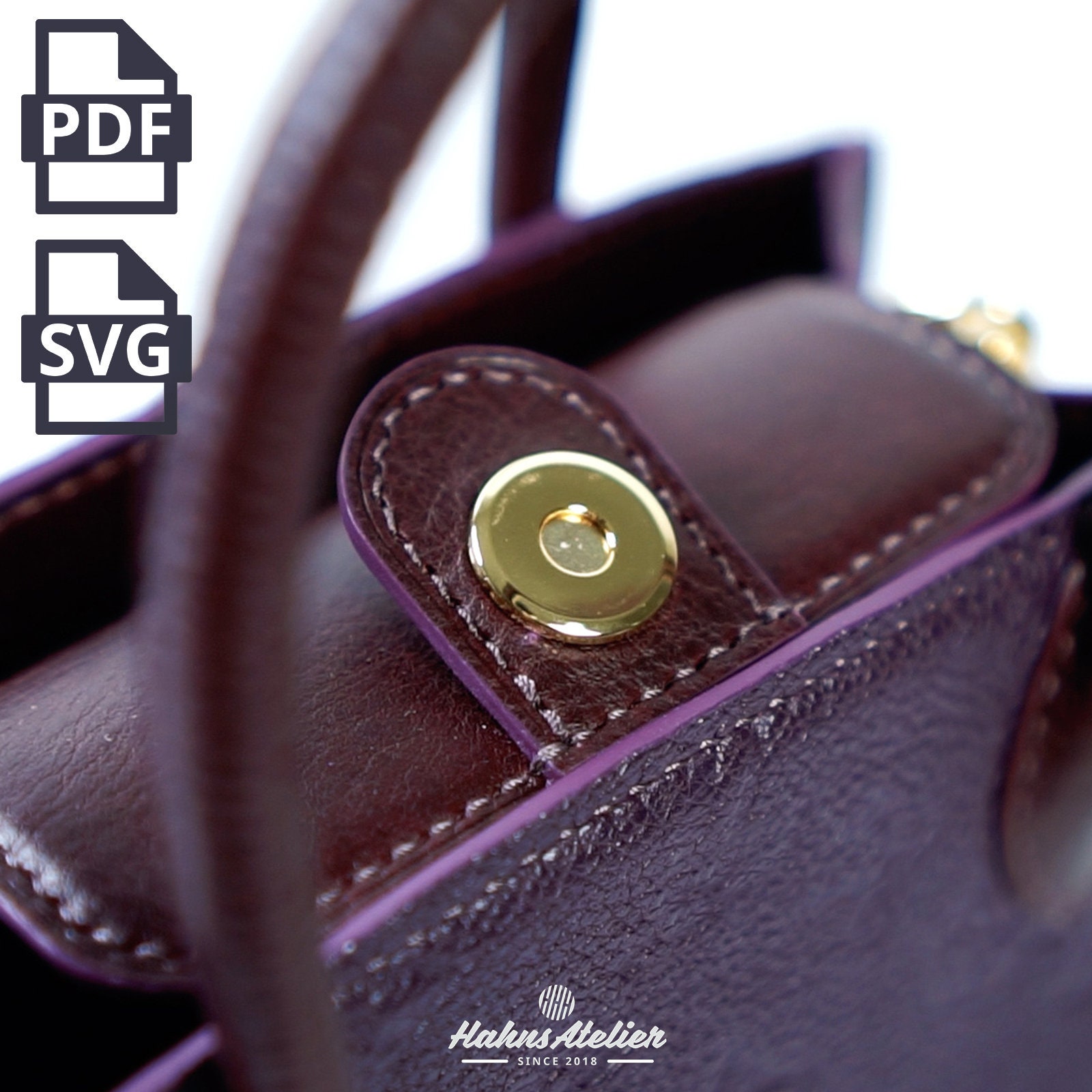 DIY Small Tote Hand Bag PDF Pattern / Cute Bag / Purse / - Etsy