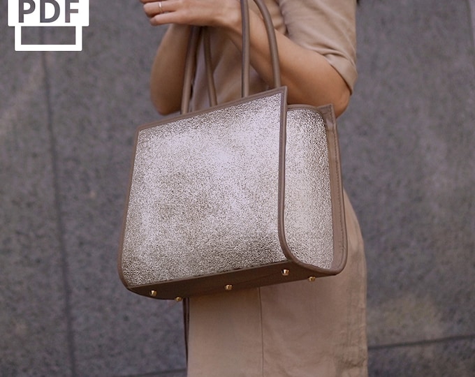 Tote Bag PDF Pattern / Bag Making / Diy / Template / Leathercraft - Etsy