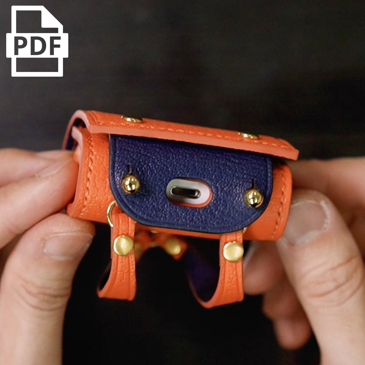 Randoseru Airpods Case PDF Pattern / Leathercraft / Blueprint ...