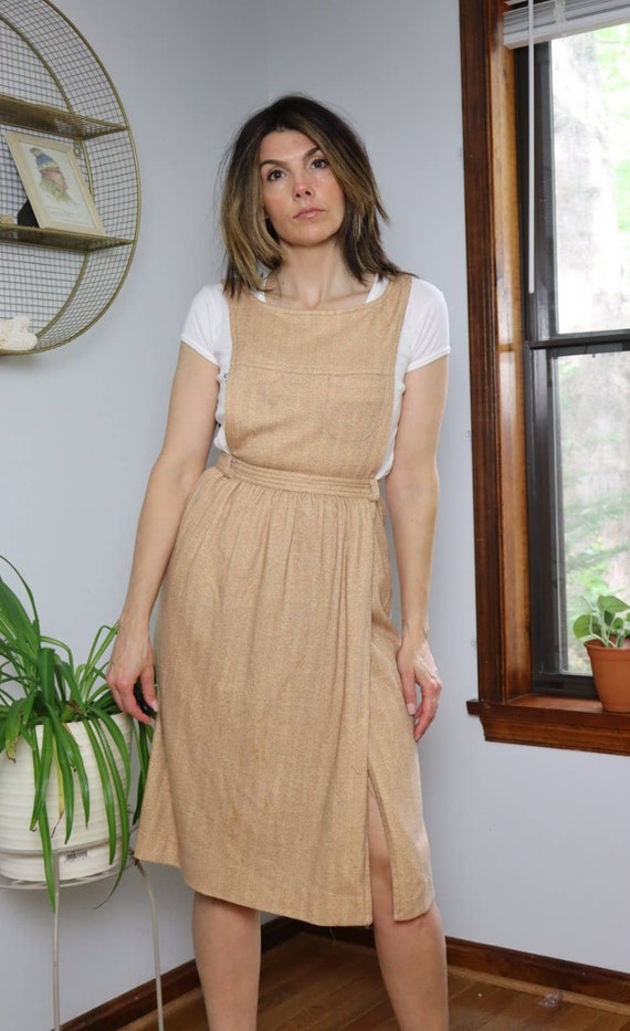 vintage 1960s 1970s tan - Gem