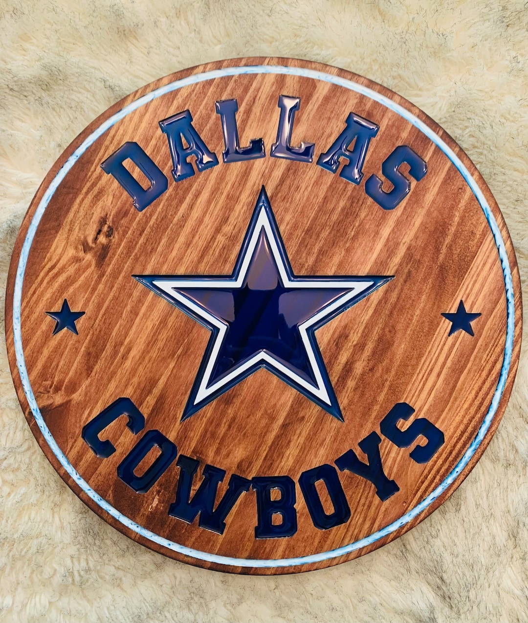 Dallas Cowboys Wooden Design - Etsy