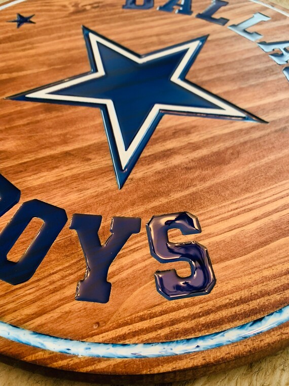 Dallas Cowboys Wooden Sign Rustic Art Home