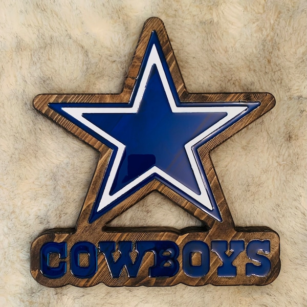 Dallas Cowboys Wooden Sign - Etsy