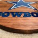 Dallas Cowboys Wooden Sign - Etsy