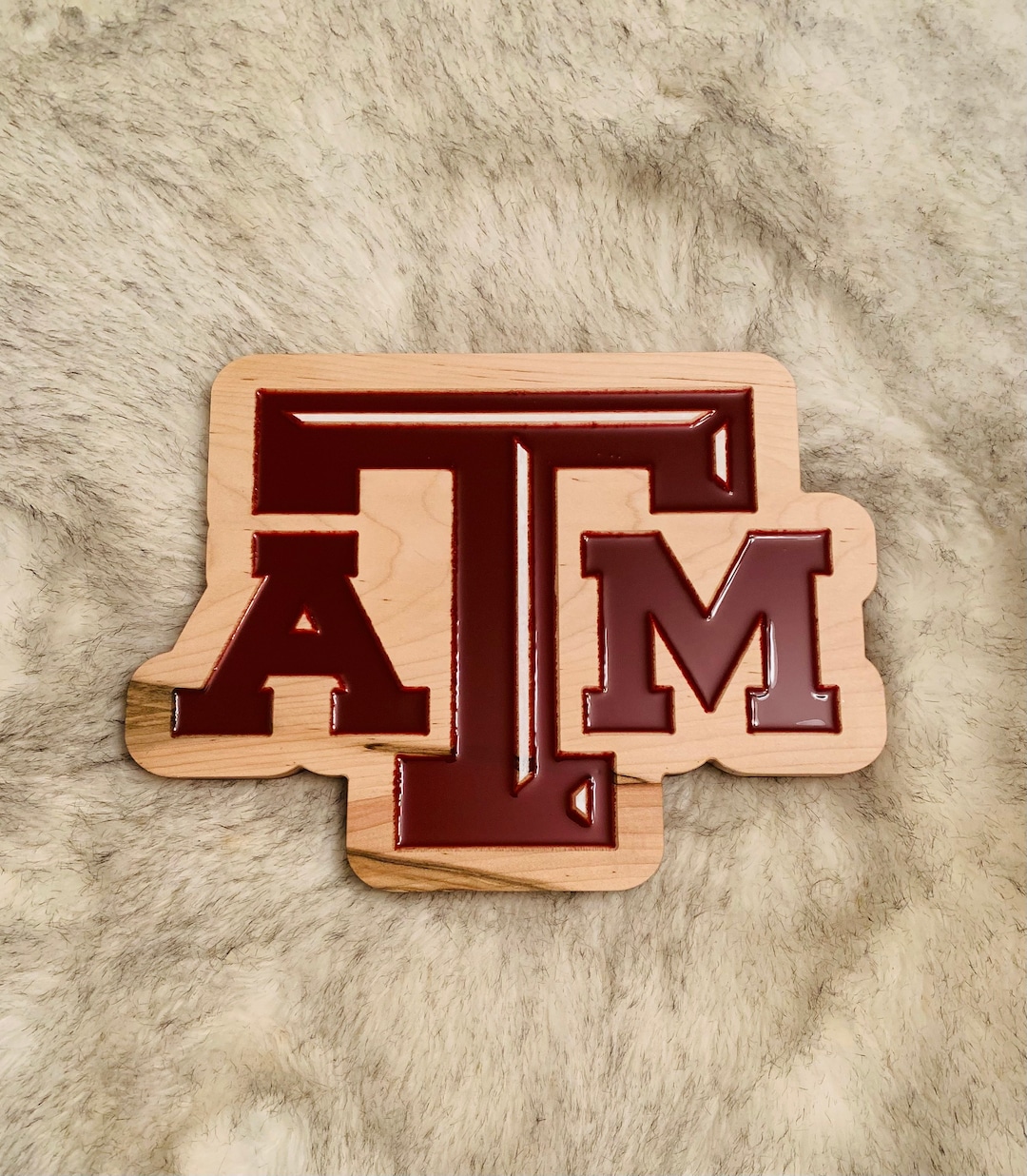 A&M University Wood Design. - Etsy