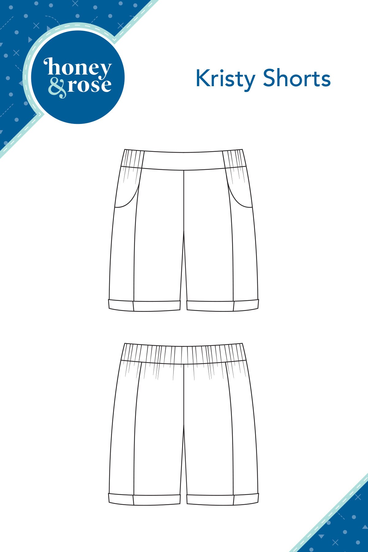Kristy Shorts (all Sizes) PDF Sewing Pattern & Instructions Women’s ...