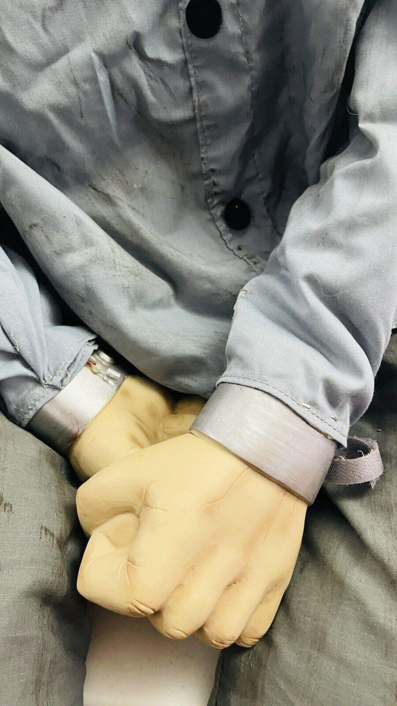 Spirit Halloween Death Row Prisoner Animated Animatronic Prop - Etsy