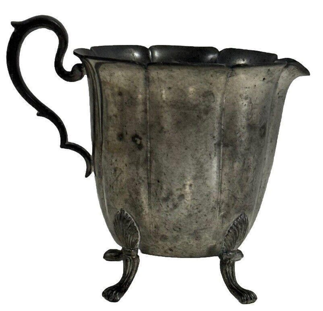 Vintage Creamer Cup With Pedestal KS Co Pewter Silver P79 1950s - Etsy