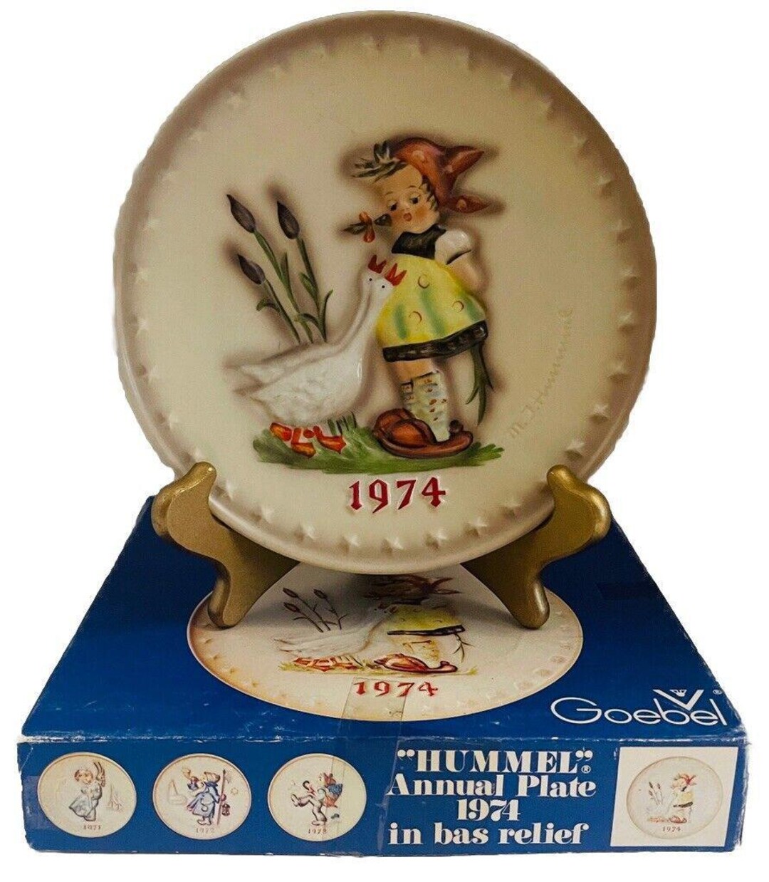 Vintage Collectible Plate Hummel Annual Collectors Plate “girl With ...