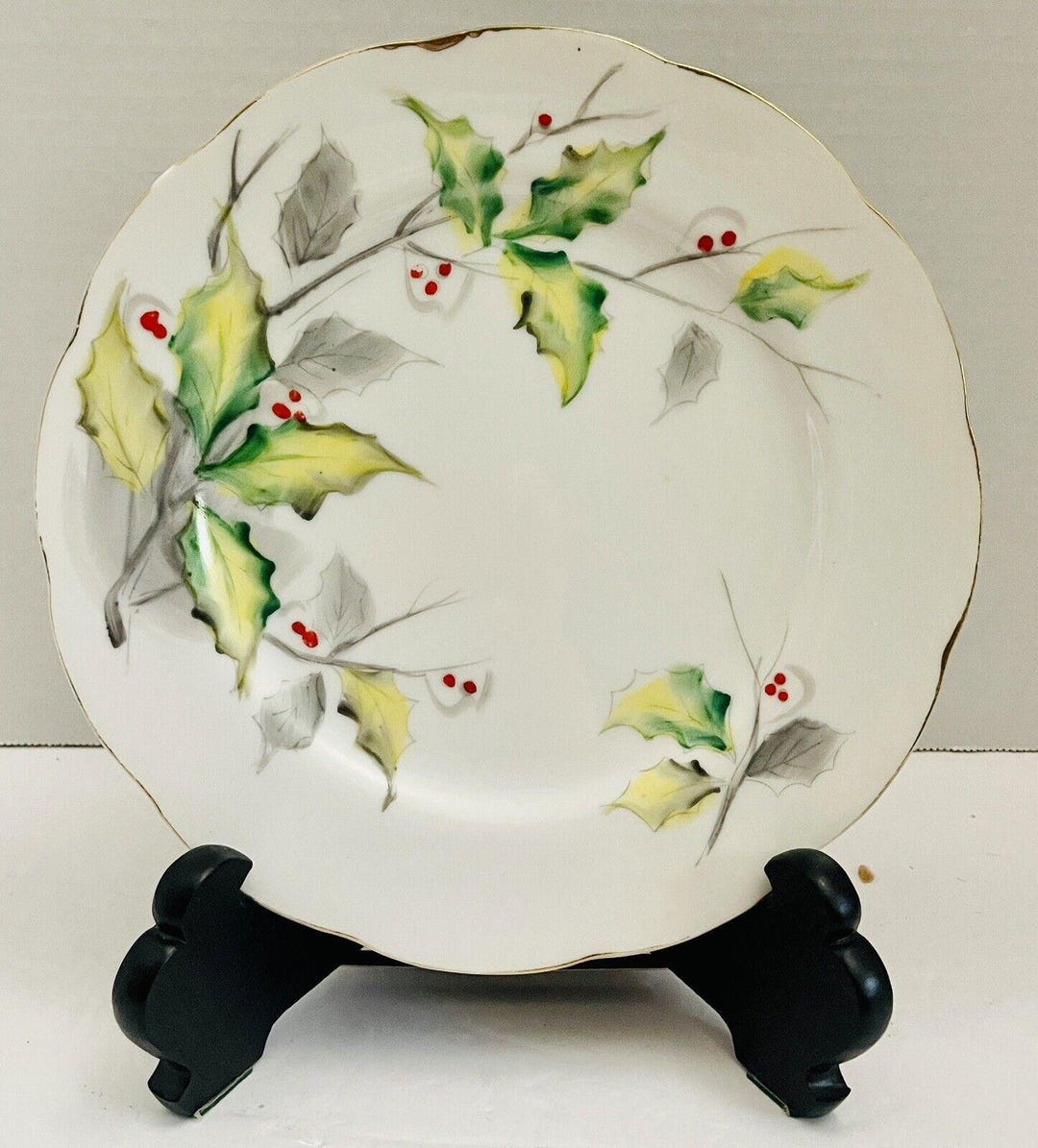 Vintage Birthday Floral Series Hand Painted Fine China by Kasuga ...