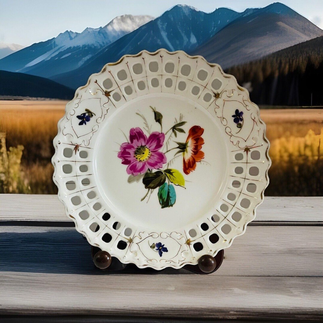 Vintage Plate Decorative Germany Marked - Etsy