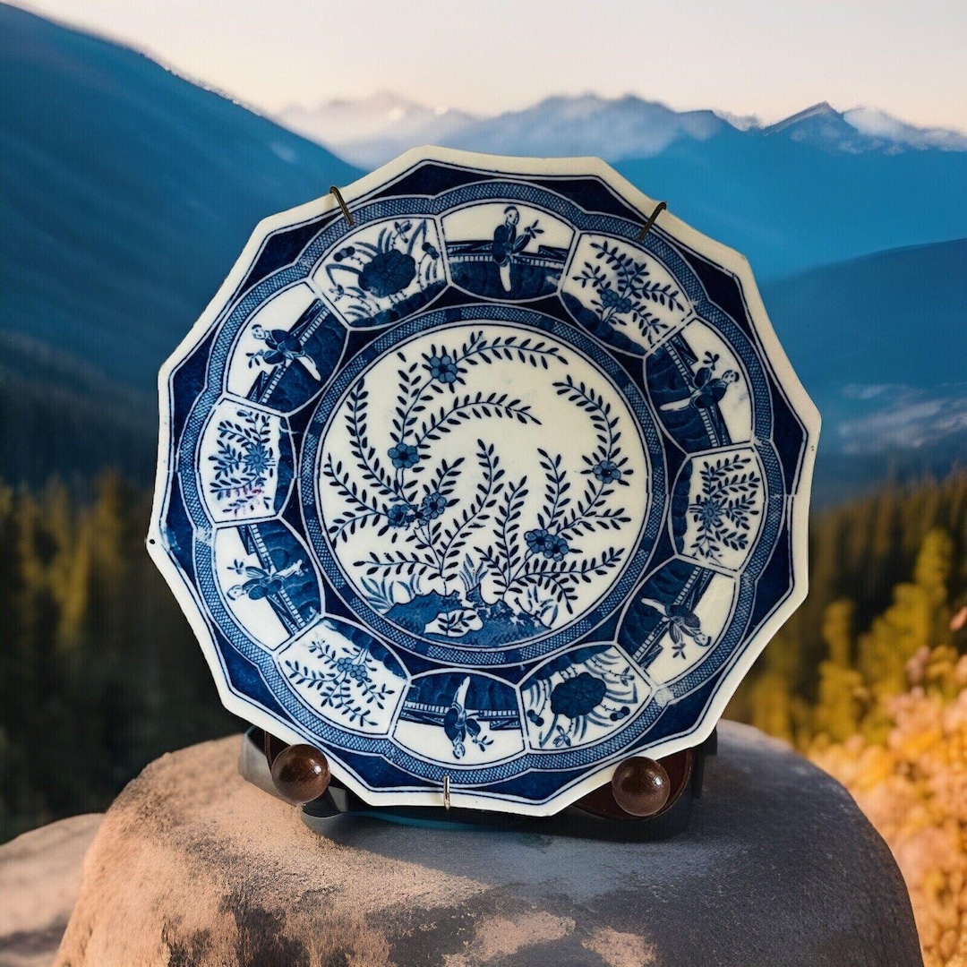 Antique Chinese Canton Porcelain Plates 8 Inches - Etsy