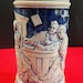 Vintage German Cobalt Blue Grey Salt Glazed Stein Beer 16 Oz. Embossed ...